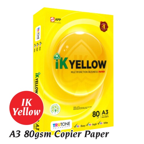 A3 80gsm Copier Paper | A3 Photostat Paper | A3 IK Yellow | A3 Double A | A3 PaperOne 80gsm | A3 ...