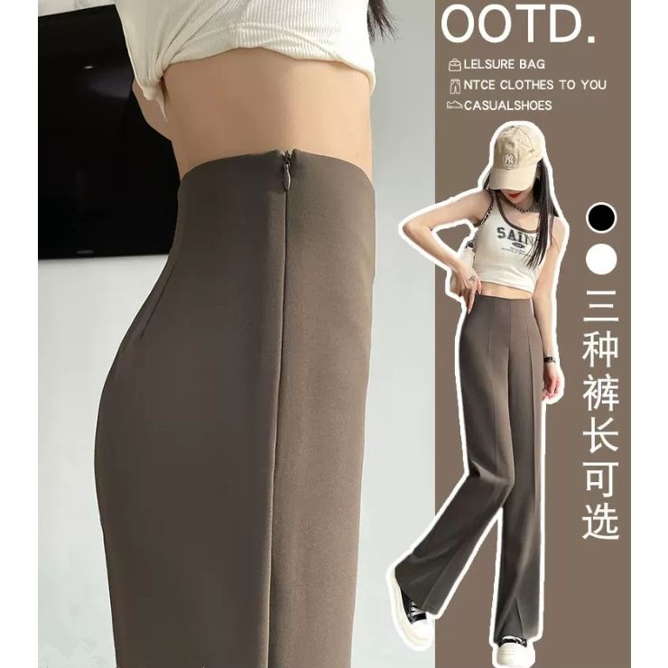 【slim Fit】side Zipper Basic Ol Pants Women Pant In Summer Women Pants