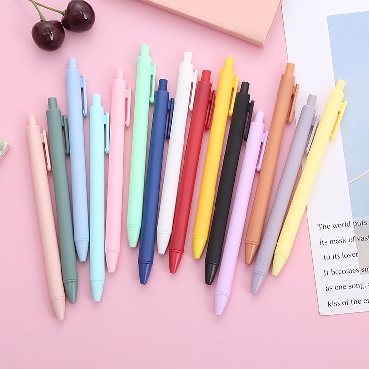Morandi Color Press Neutral Pen 0.5mm Office Student Cute Stationery ...
