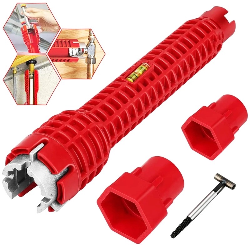 8 In 1 Sink Installer Multifunction Spanner Pipe Tightening Plumbing ...