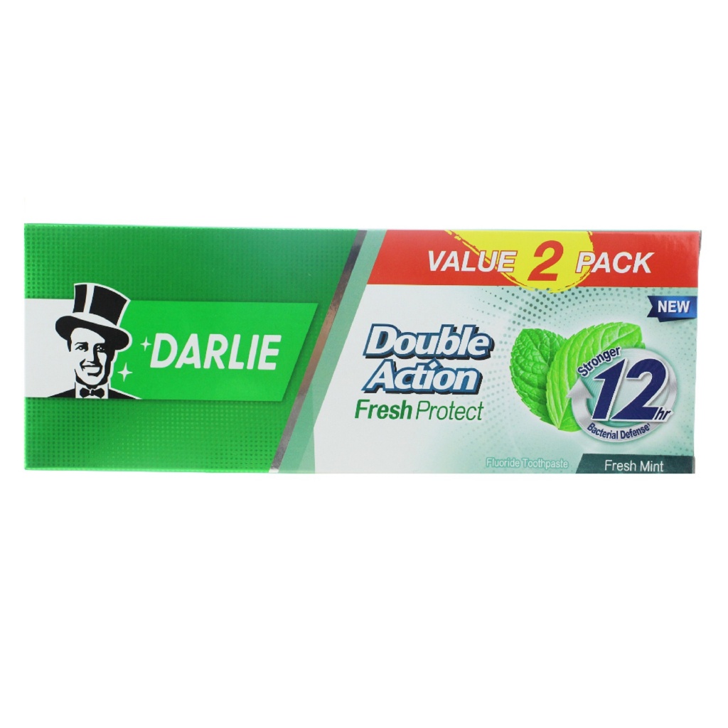 Darlie Toothpaste Double Action Fresh Protect (2 x 180g) | Shopee Malaysia