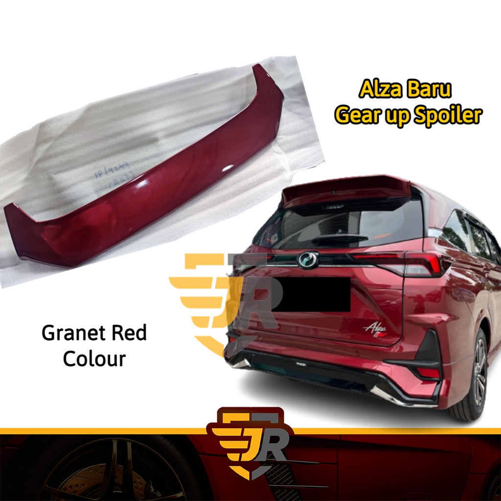 JR Custom Made PU Rear Ducktail Spoiler Alza 2022 GearUp Itik Spoiler ...