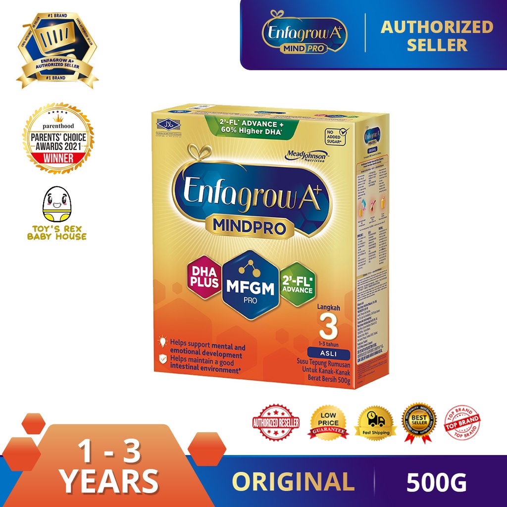 Enfagrow A+ MindPro 2'-FL Step 3 - Original Milk Formula Powder (500g ...