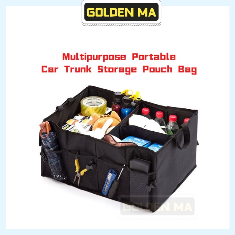 Car Storage Bag Car Vehicle Trunk Storage Pouch Bag Multipurpose ...