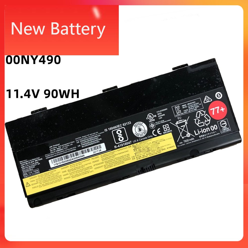 00NY490 Laptop Battery For LENOVO Thinkpad P50 P51 P52 00NY491 00NY492 ...