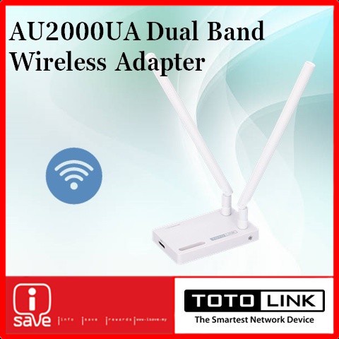 TOTOLINK A2000UA Dual Band Wireless AC USB Adapter [ ADTTTLWLUA2000UA ...