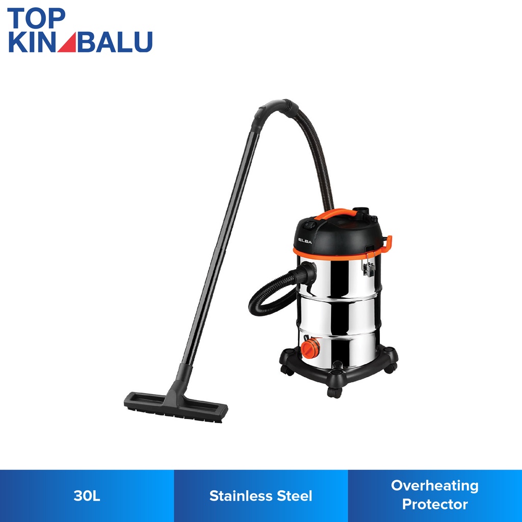 ELBA EVC-H1231(SS) WET & DRY VACUUM CLEANER | Shopee Malaysia