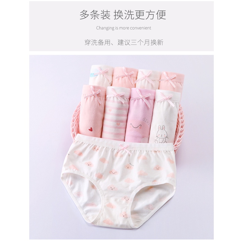8kg-37.5kg (4022) Baby Girl Cotton Underwear /Kids Panties/Seluar Dalam Kanak Kanak /Girl ...
