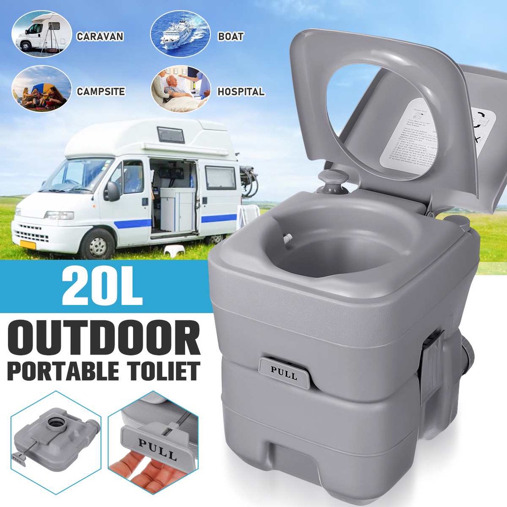 Portable toilet /outdoor toilet/camping toilet Made of high-density PE ...