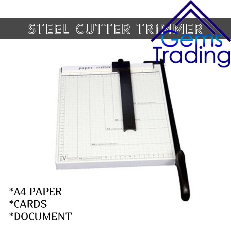 Cutter Trimmer A4 Paper Card Document Steel Standard Cutting Office ...