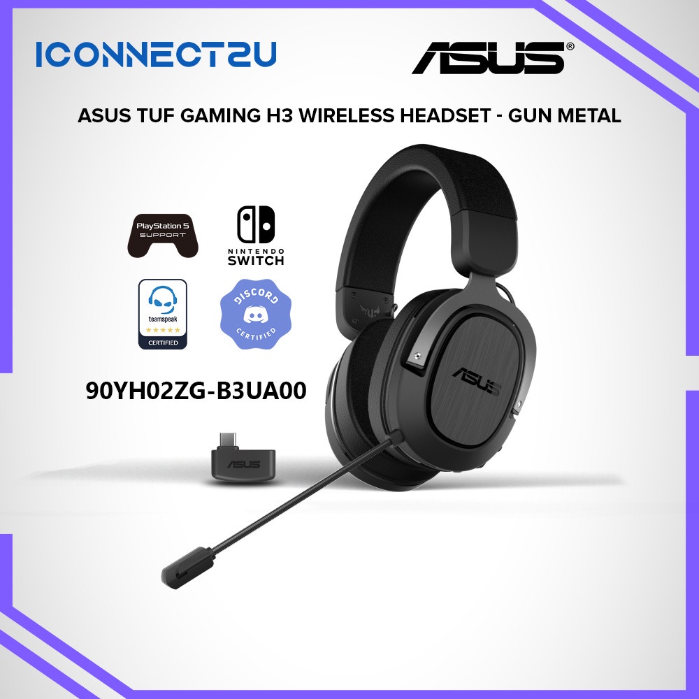 ASUS TUF GAMING H3 WIRELESS HEADSET (90YH02ZG-B3UA00) | Shopee Malaysia
