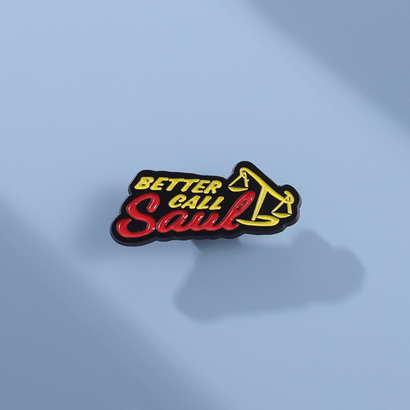 Better Call Saul Enamel Pins Hot TV Pin Breaking Bad Sign Brooch Lapel ...