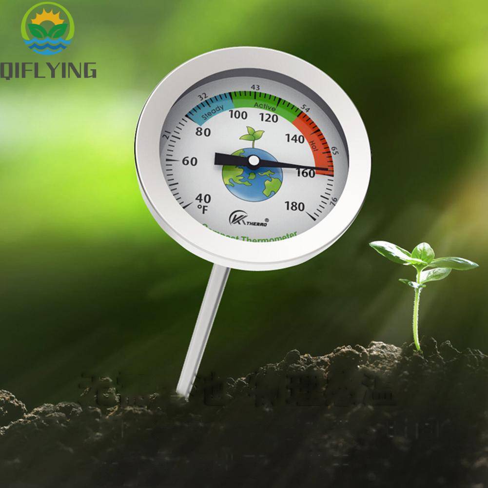 50cm Compost Soil Thermometer Measuring Probe Temperature Tester Meter ...