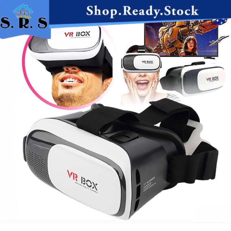 SRS_ Virtual Reality 3D Movie Gaming Glasses AR VR Box Cardboard Anti ...