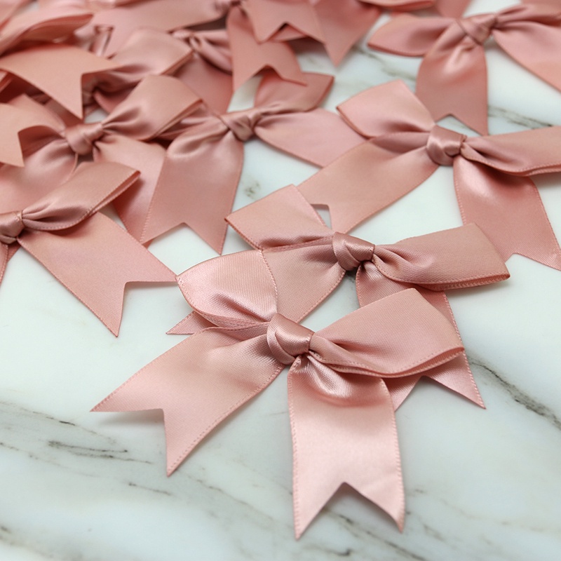 (20pcs)1 Inch Fresh Pink Ribbon Bows Children's Headband Decoration ...