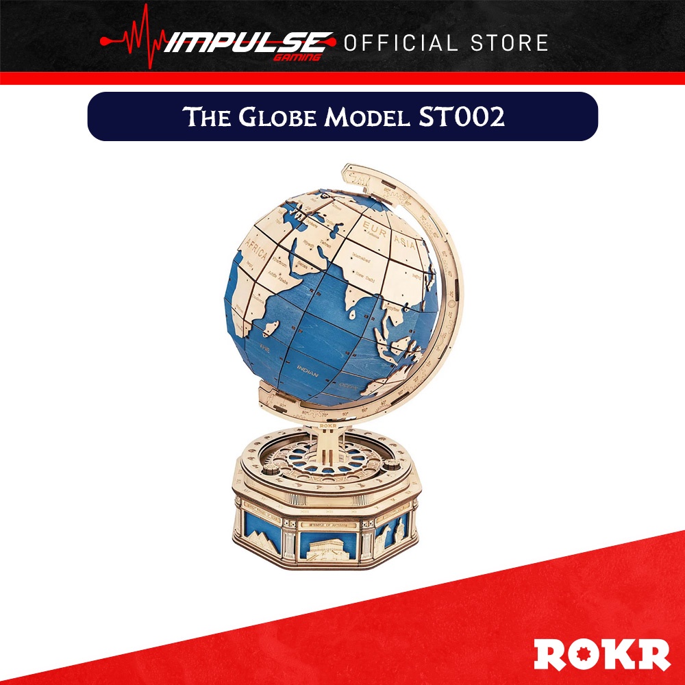 Robotime ROKR The Globe Model ST002 | Shopee Malaysia