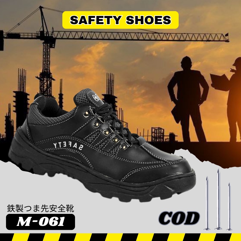 Men's Safety Shoes Iron Toe M061 Original 100% Best Selling For Men ...