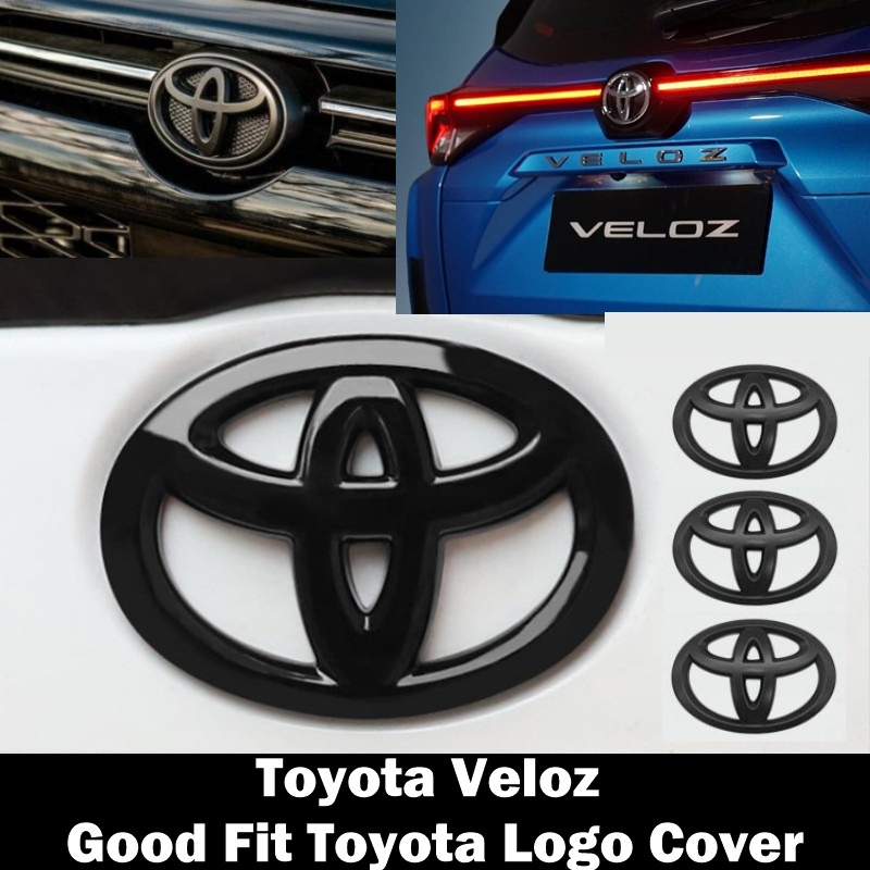 Toyota Veloz Toyota Logo Front & Rear 3D Logo Cover | Shopee Malaysia
