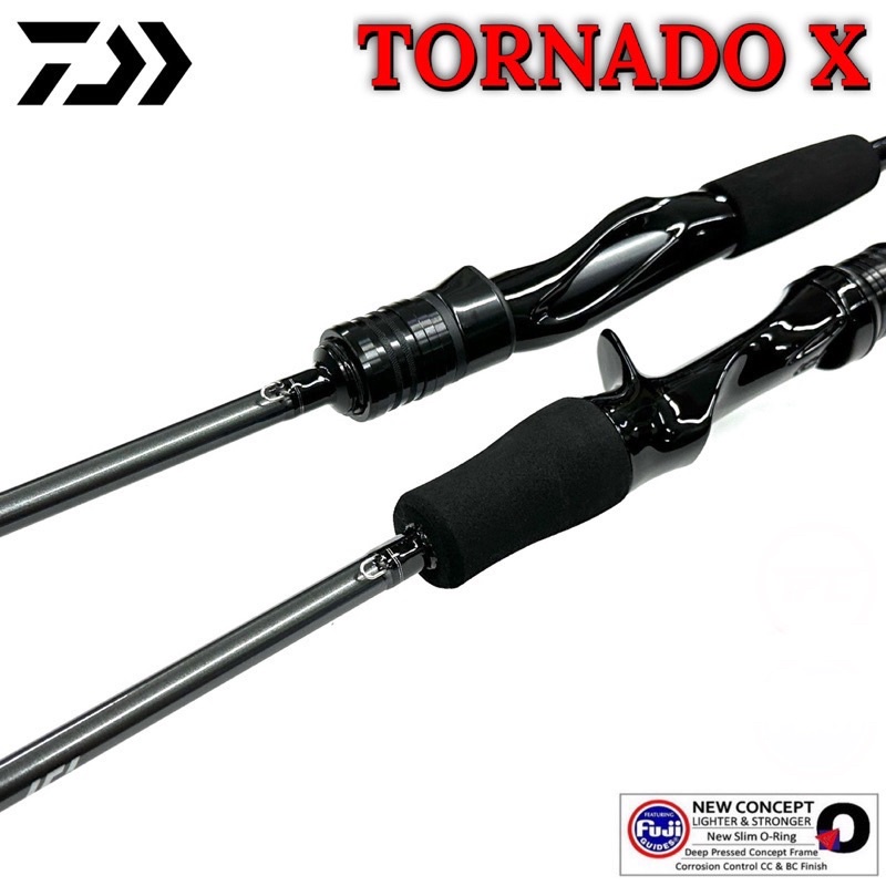 2023 DAIWA TORNADO X ROD BAITCASTING SPINNING ROD BC CASTING FISHING ROD | Shopee Malaysia