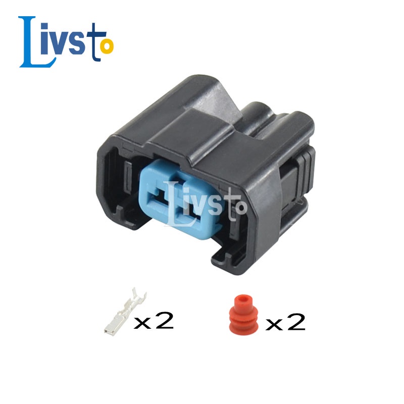 5 sets Honda Civic K20A K20 Fuel Injector Socket Connector 2 Pin Sumitomo Auto Fuel Injector ...