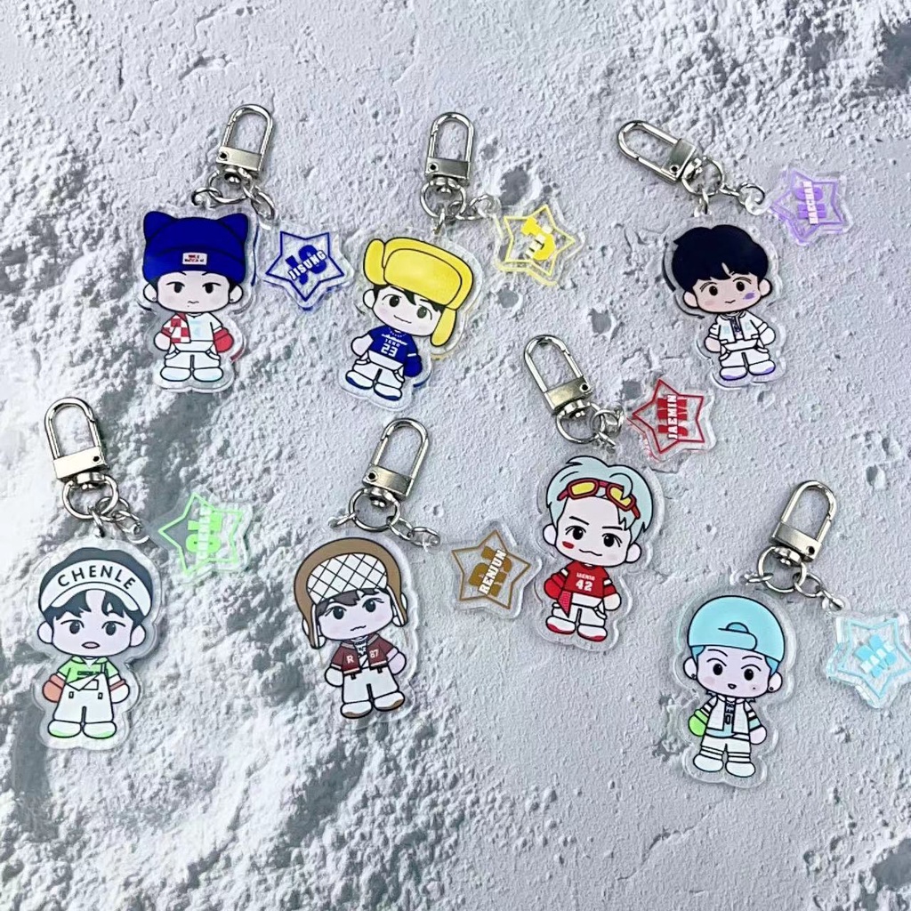 Kpop NCT Dream Candy Series Acrylic Key Chain Pendant Cute Cartoon Key ...