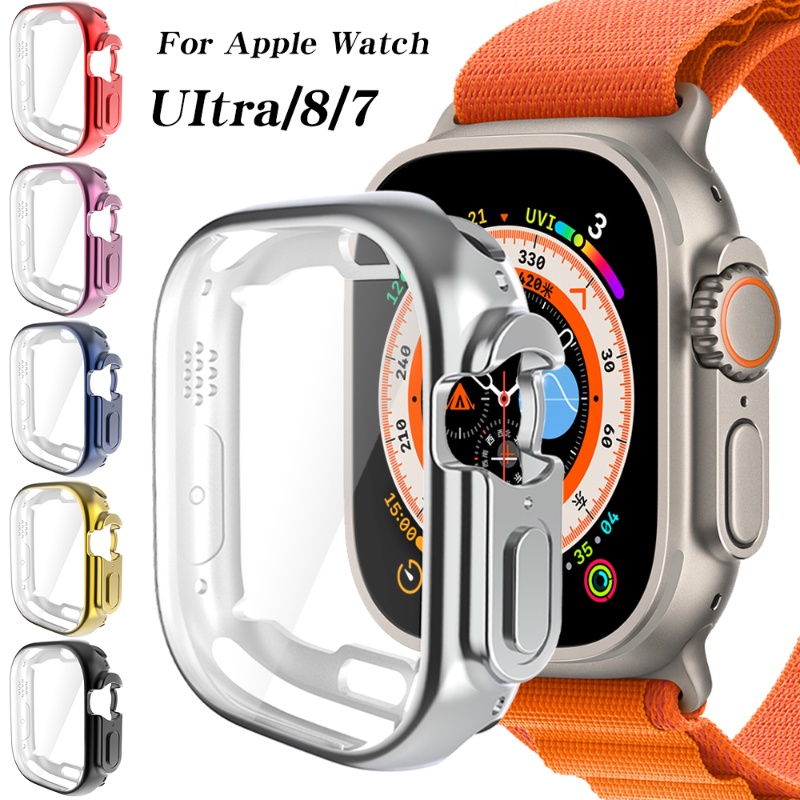 TPU Full Cover for Apple Watch Ultra Case 44mm 40mm 38mm 41mm Screen ...