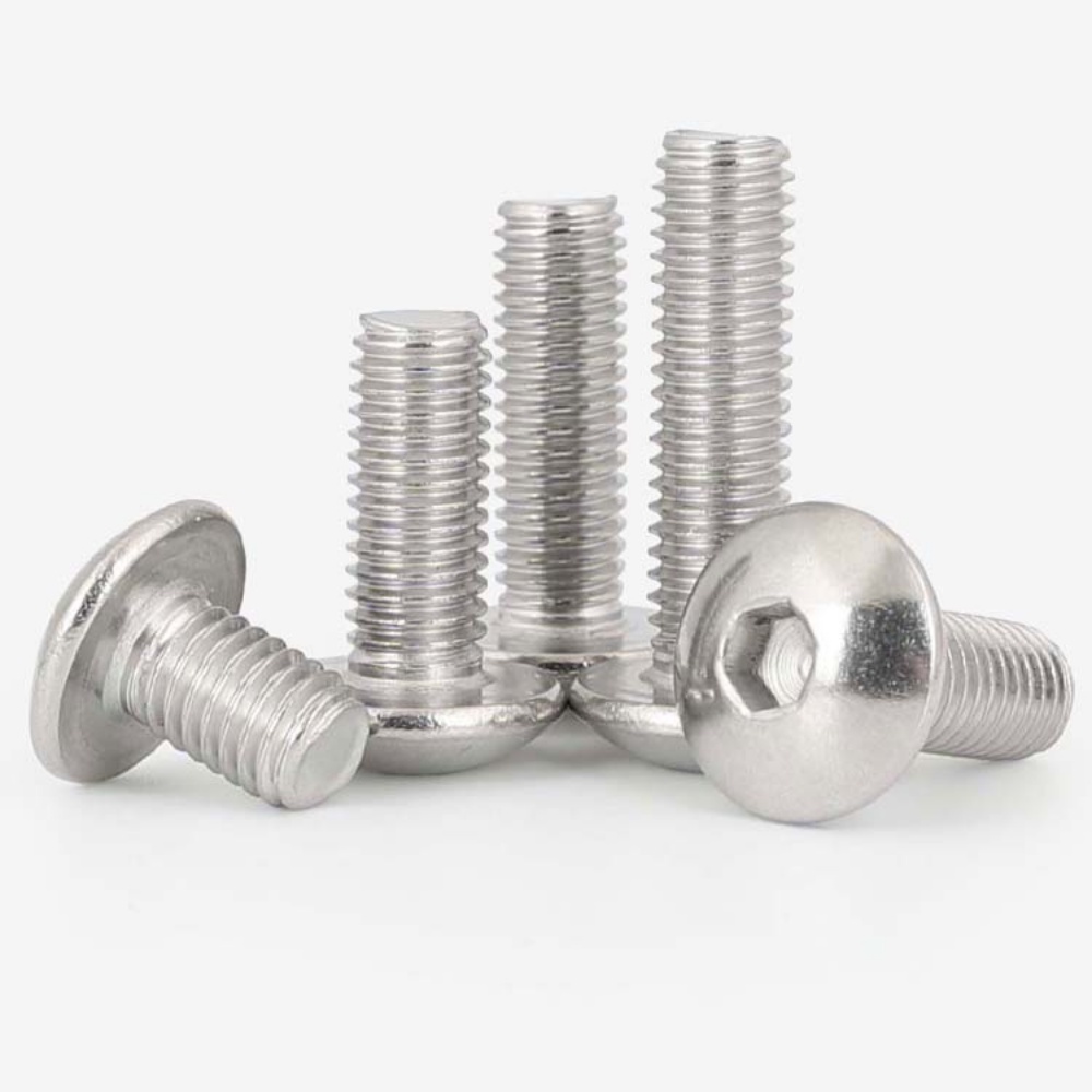 [WDY] M6/M8/M10 A2-70 Hexagon Socket Screw Large Flat Head SUS304 ...