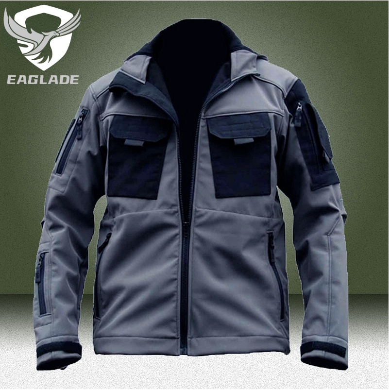Eaglade Tactical Motorcycle Jacket In Grey Waterproof JT-RQZRK | Shopee ...