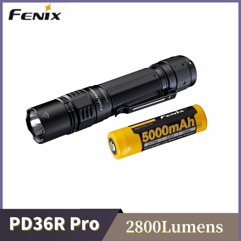 Fenix PD36R PRO Heavy-duty Rechargeable tatical Flashlight Include ...