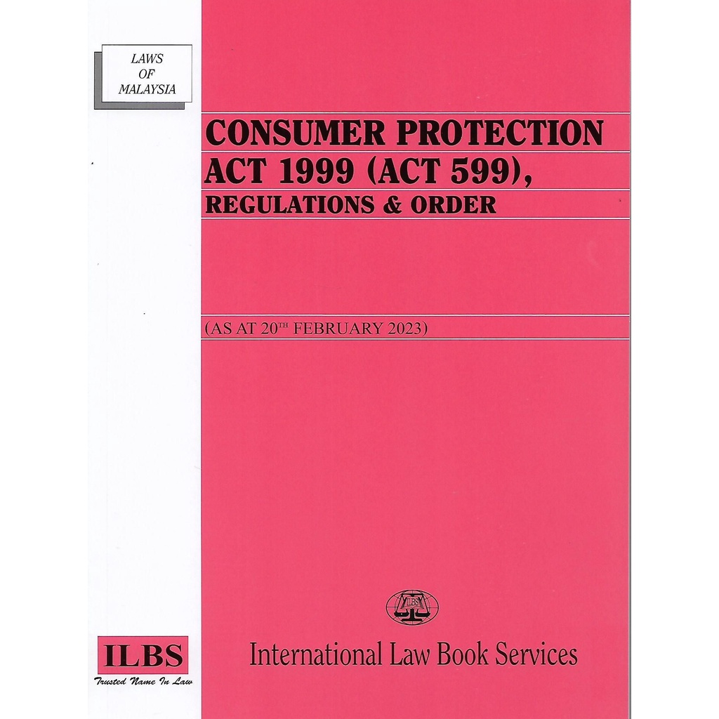 Consumer Protection Act 1999 (Act 599), Regulation & Order | Shopee ...