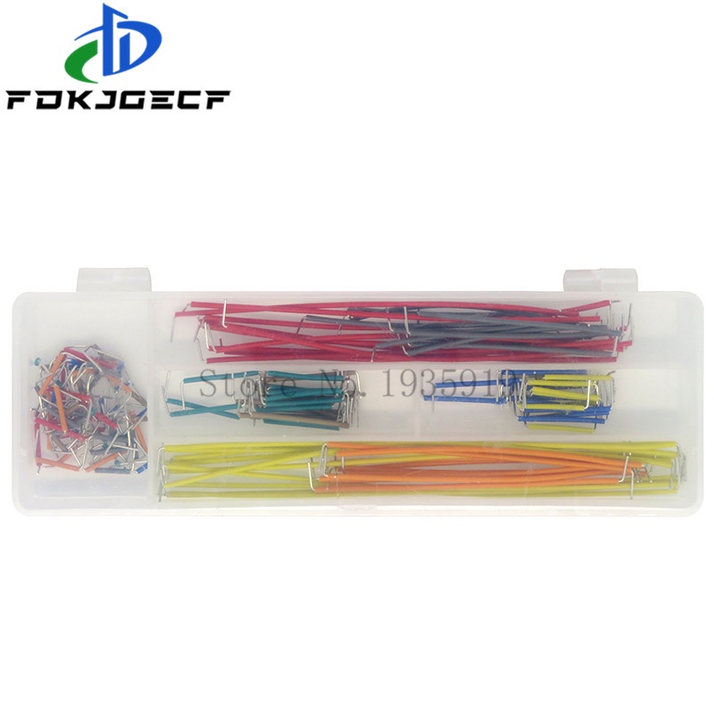 14kind 10strip = 140pcs U Shape Solderless Breadboard Jumper Cable Wire ...