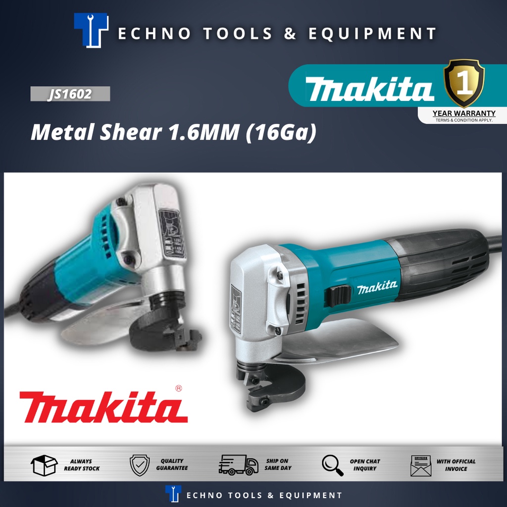 MAKITA JS1602 Metal Shear 1.6MM (16Ga) - 1 Year Warranty | Shopee Malaysia