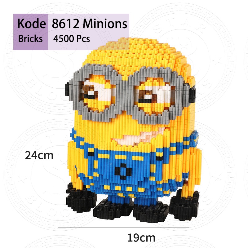 Nano Block BAYMAX, KUMAMON, MINIONS, MELODY Series MP | Starblocks ...