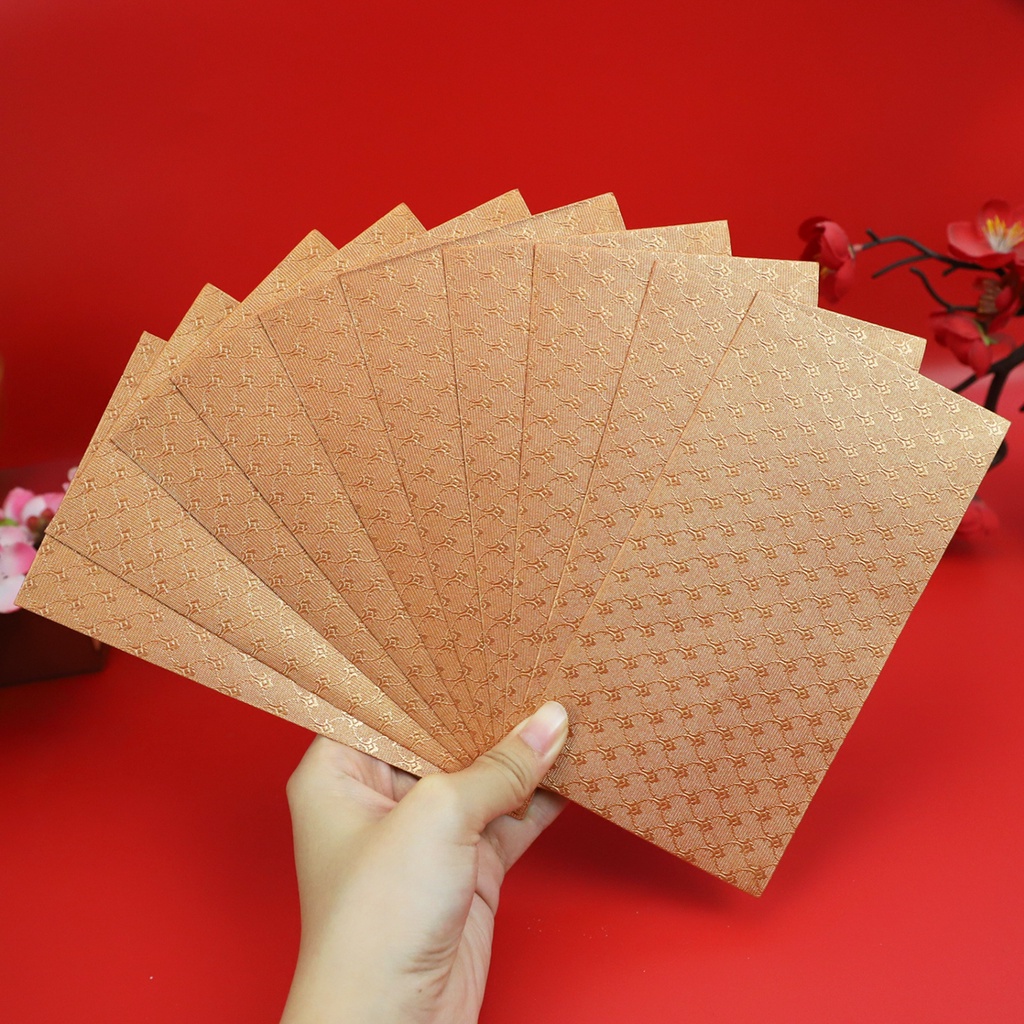 10-40pcs Sampul Duit Raya 2024 紅包封2024 Sampul Raya Big Size Chinese Red ...