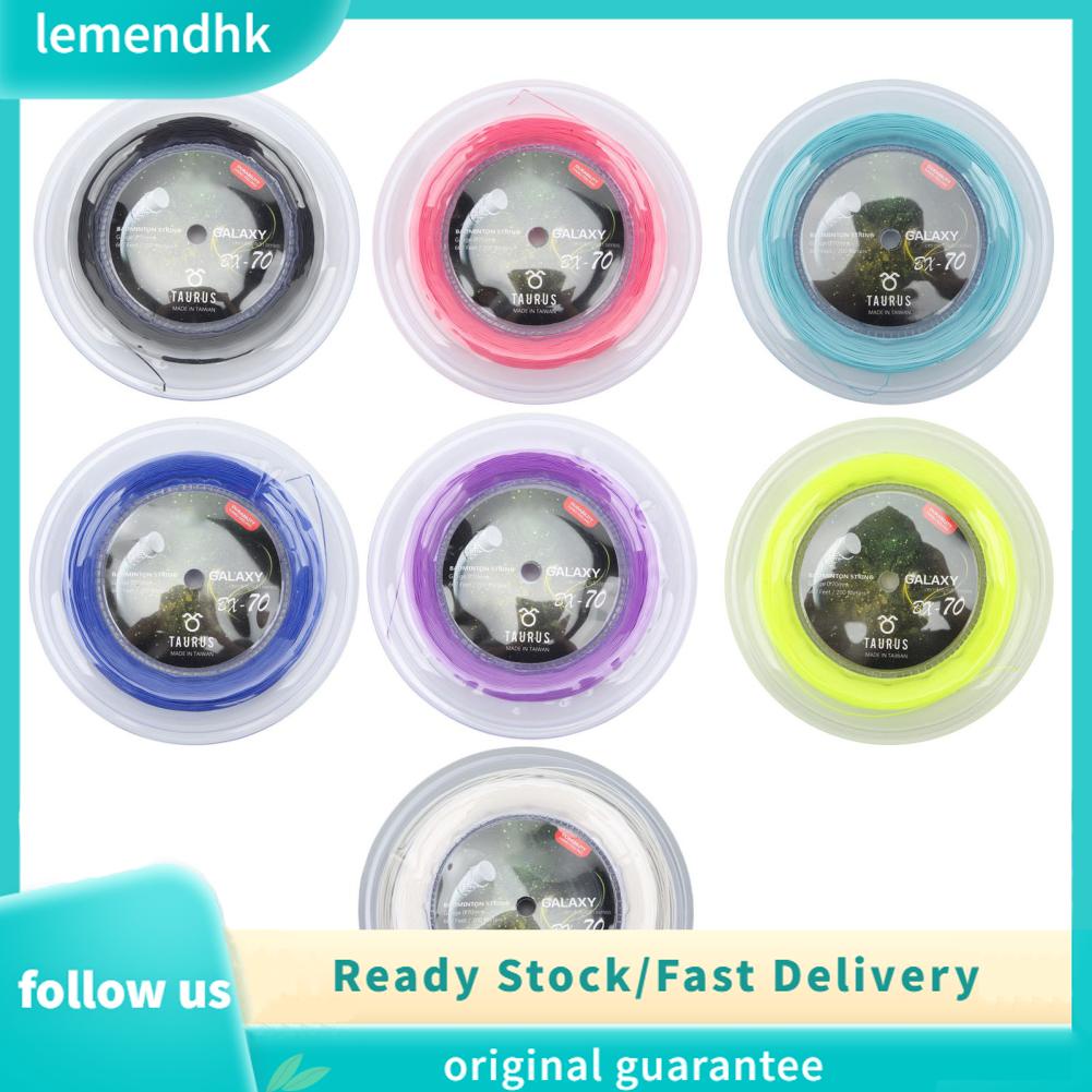 Lemendhk Badminton Racquet String Nylon Racket Line Strong Resilience ...