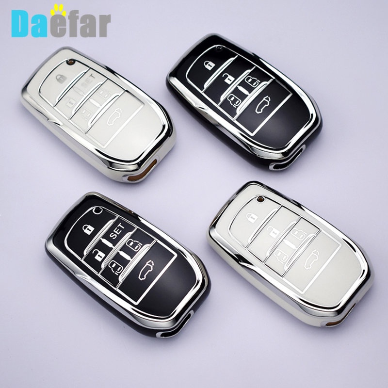 5/ 6 Buttons TPU Car Key Cover Key Case Shell Fob Holder Keychain For ...