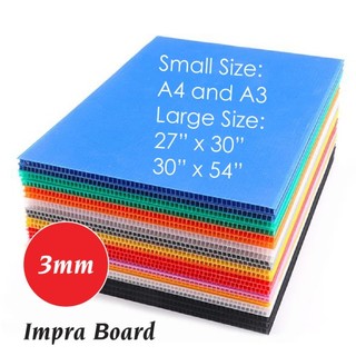 [Large Size 5pcs] PP Impra Board | 27x30 30x54 | Polypropylene PP ...