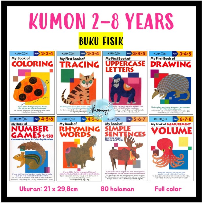 Kumon Ages 2-8 Years Basic Skills Series Buku Cerita Kanak Kanak Buku ...