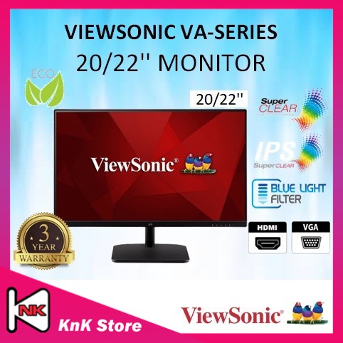 ViewSonic VA Series 20" / 22" VA1903H / VA2201-H / VA2215-H FULL HD ...