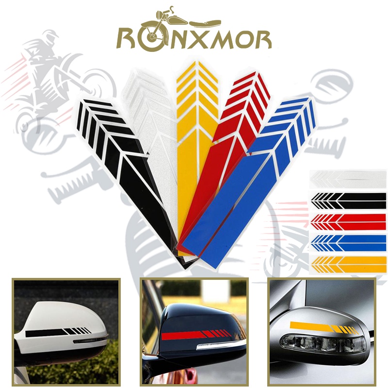 2pcs/set Car Sticker Non Fading Fashion Color Stripe Car Sticker Racing ...