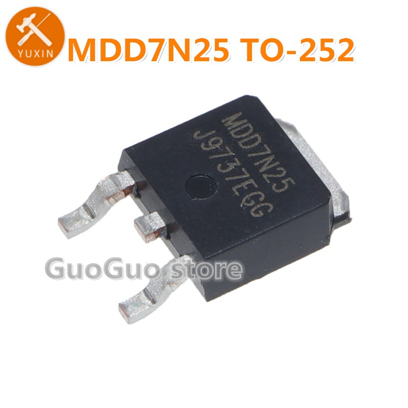 10pcs MDD7N25 TO-252 7N25 MDD7N25RH TO252 7A/250V N-channel MOSFET New ...
