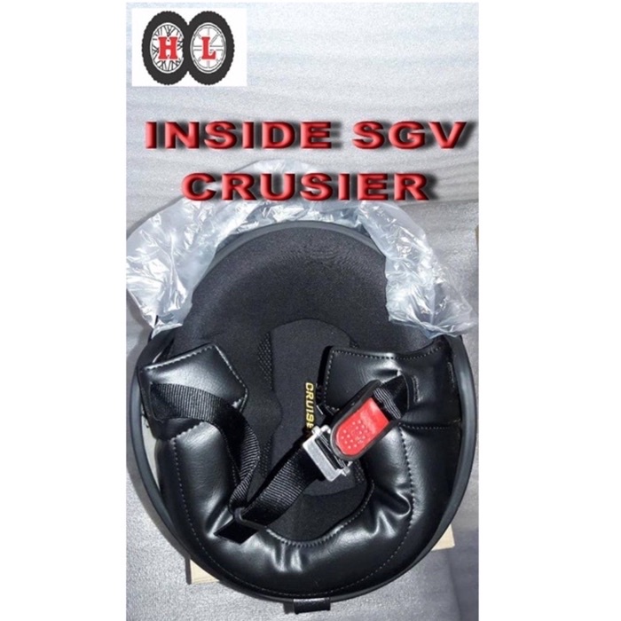SGV CRUISER VISOREX HELMET (Helmet Sgv Cruiser 2 Original)- Topi ...