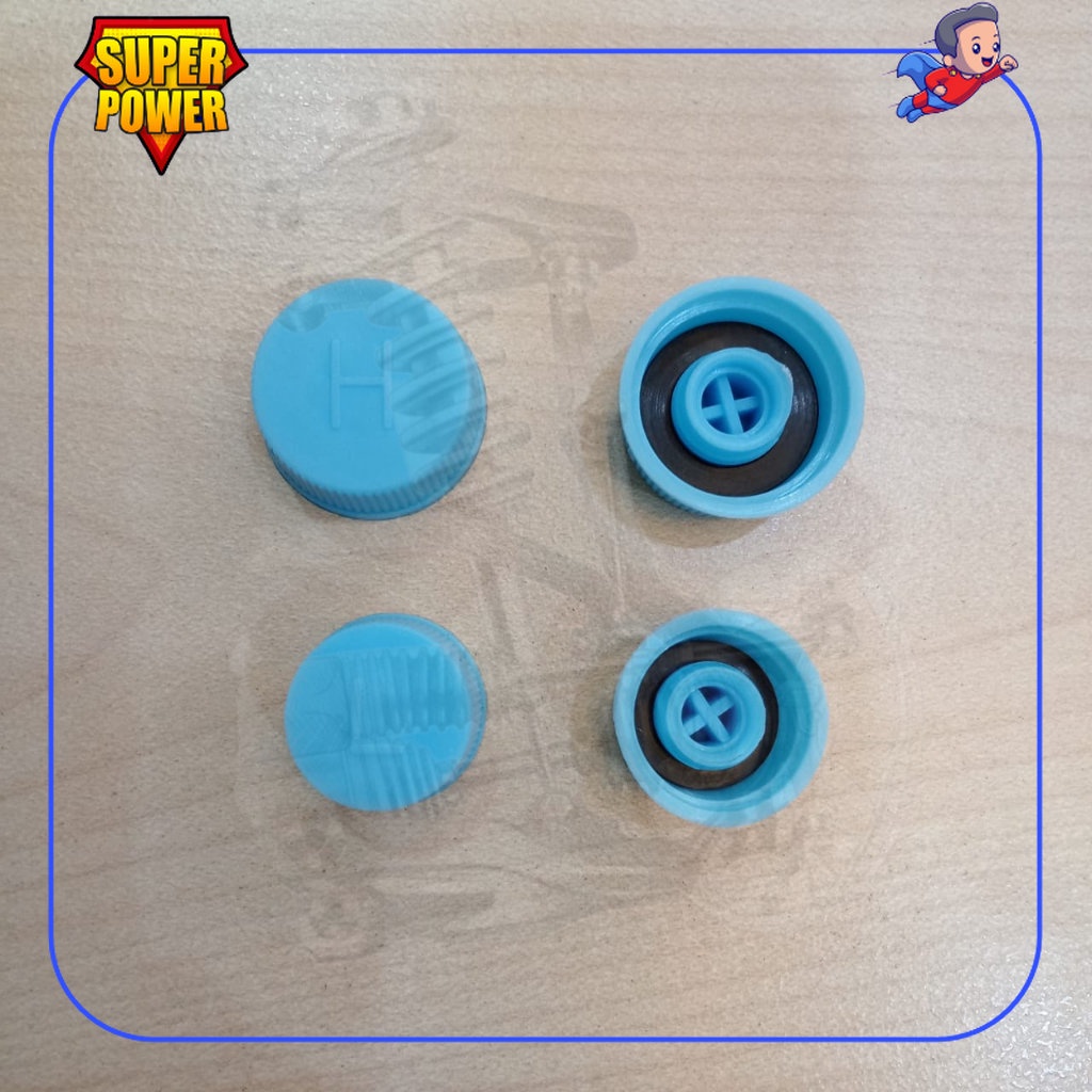 CAR AIRCOND CAP A/C INLET OUTLET HIGH LOW VALVE CAPS PLASTIC COVER ...