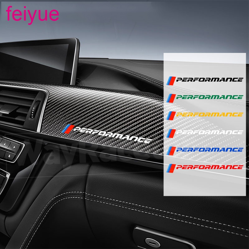1pc M Performance Car Sticker Interior Dashboard Vinyl Decal For BMW ...