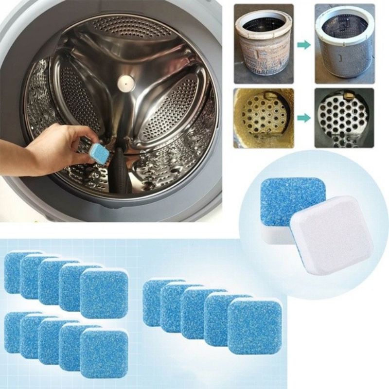 Washing Machine Tank Cleaning Tablet Descale Deep Multifuntion Cleaner ...