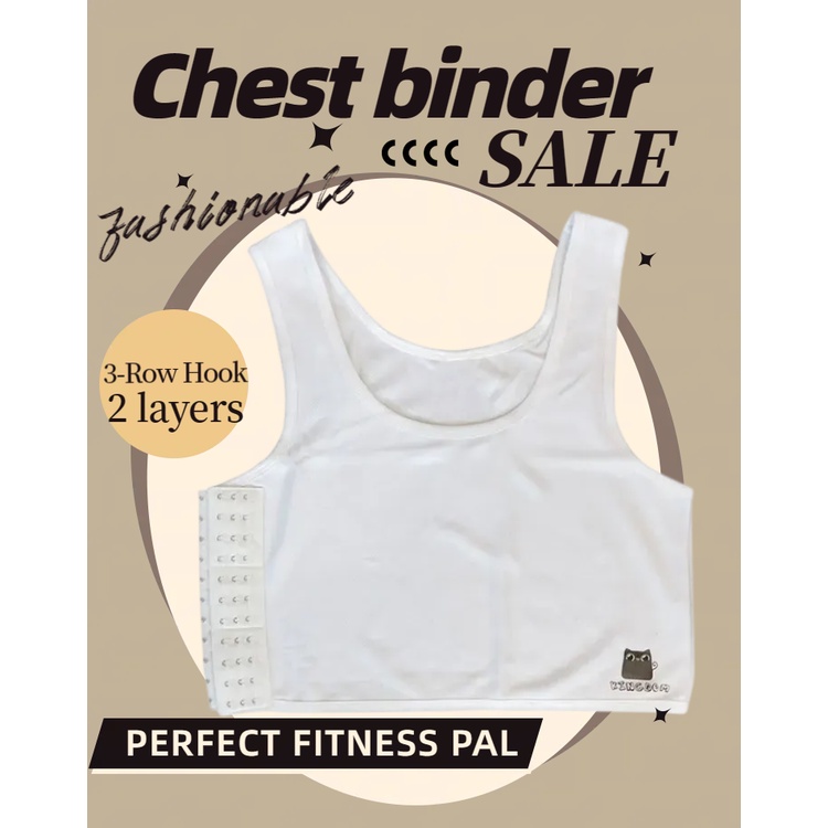 READY STOCK Women Buckle Short Chest Breast Binder Plus size | Shopee ...