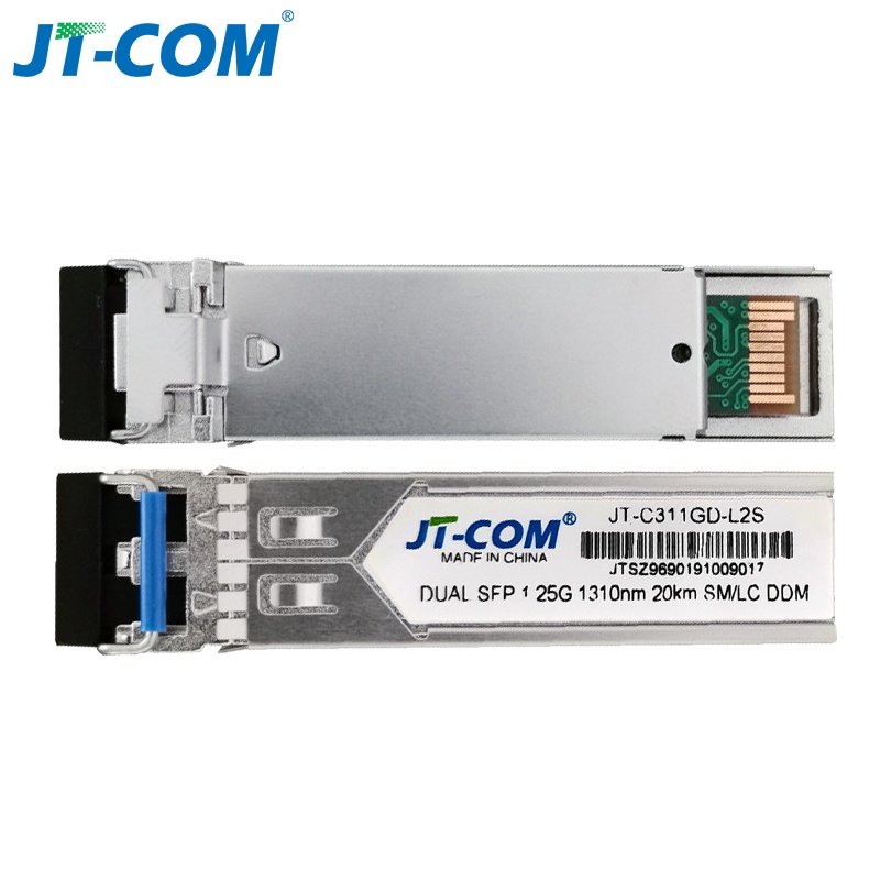 JT-COM 1.25G Single Mode duplex SFP Module LC 1310nm/1550nm GLC-LH-SM Fiber Optic module 20/40 ...