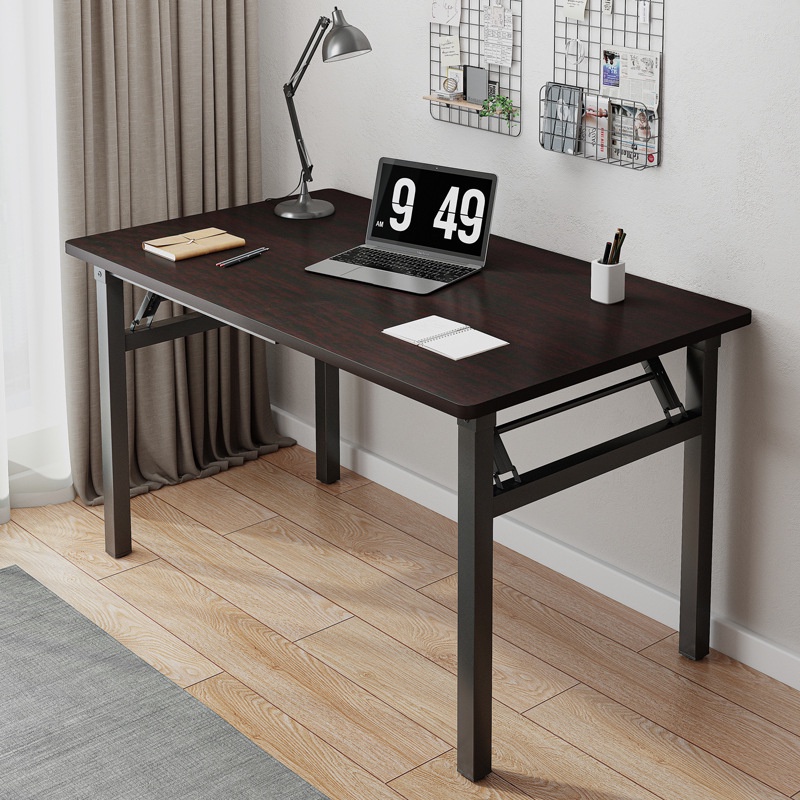 SellerPick Folding Table 120cm With 30mm Square Foot Black / White ...