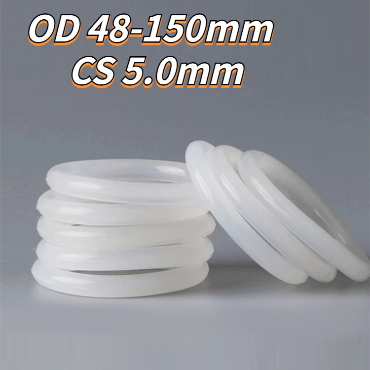 [XNY] Food Grade Silicone O-Ring CS5.0mm High Temperature Resistant ...