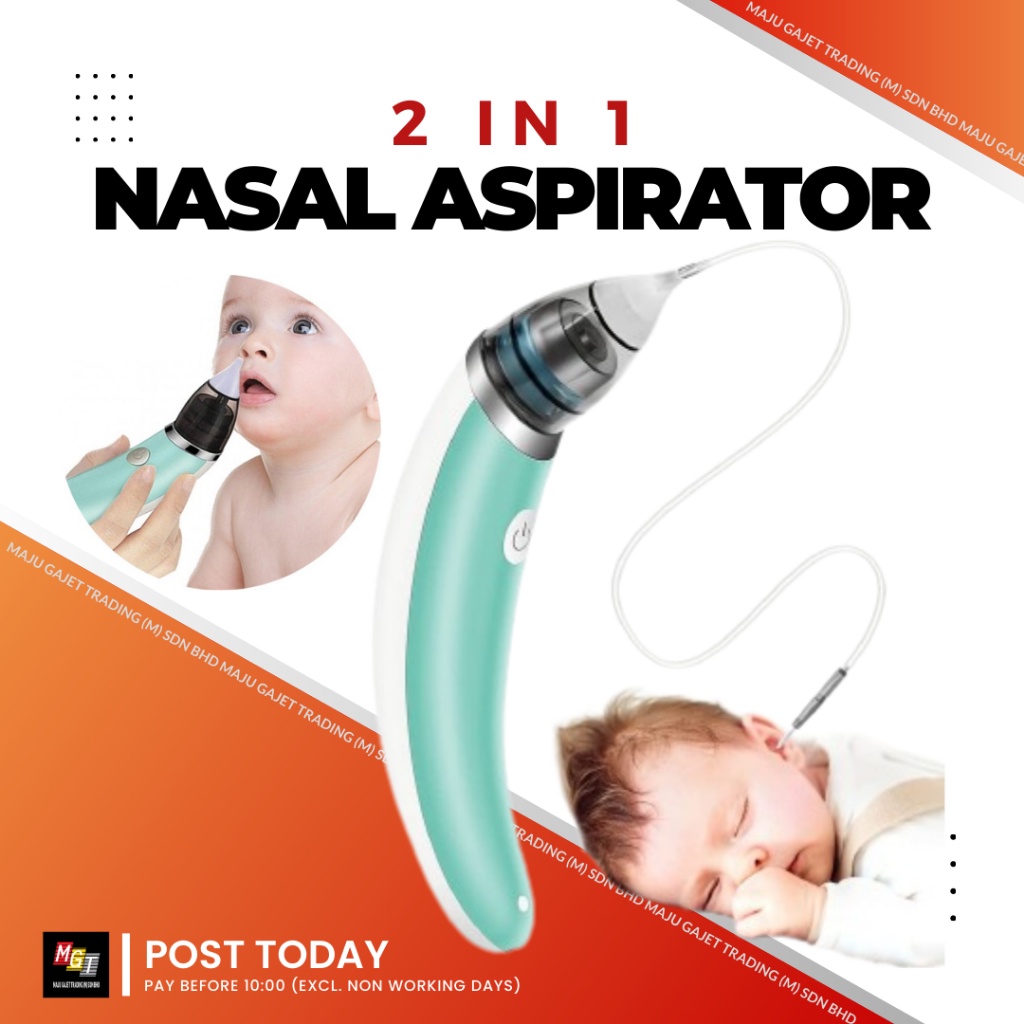 LITTLEBEES Nasal Aspirator Baby Penyedut Hingus Ear Wax Remover Cleaner ...